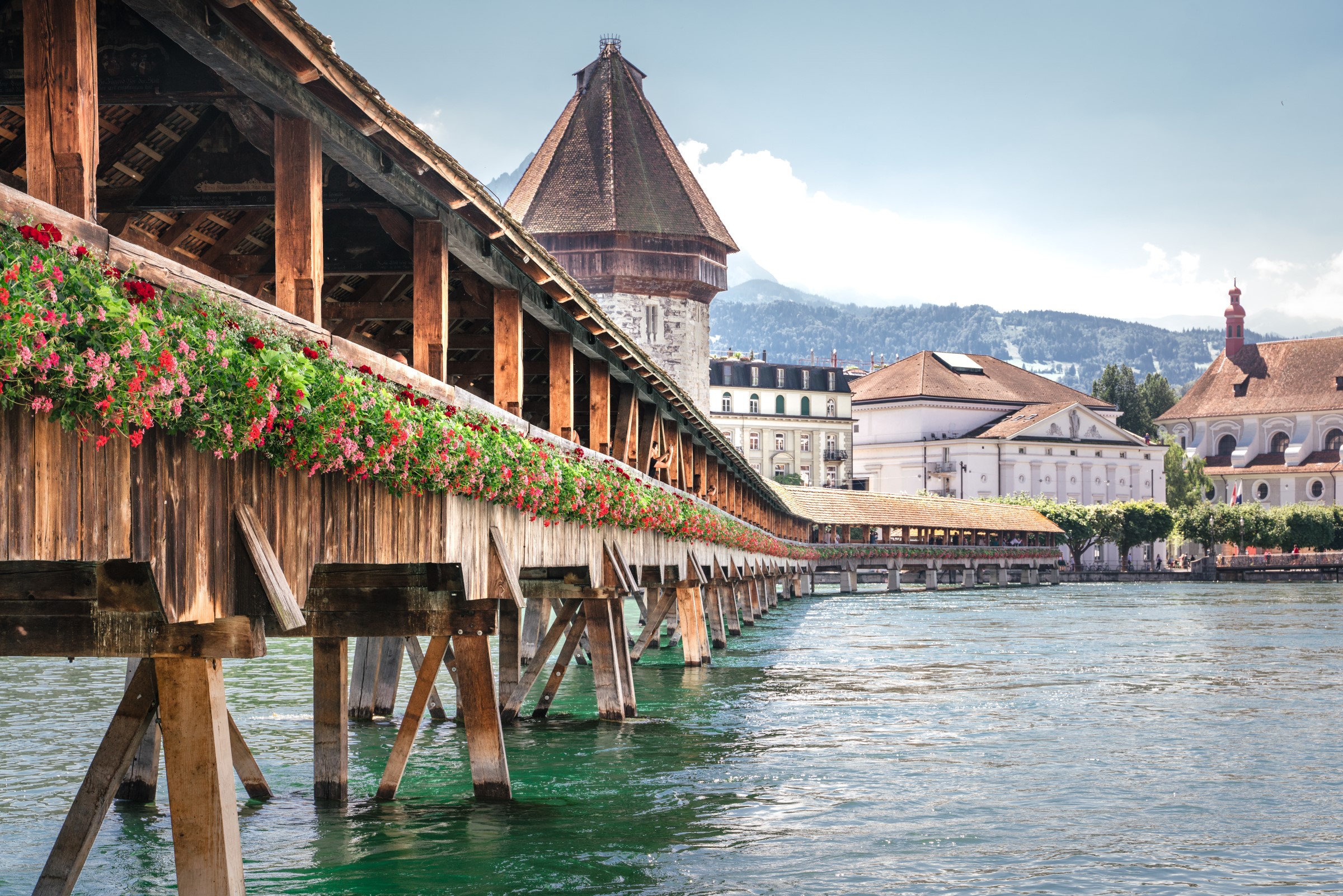 From Zurich: Day trip to Rigi and Wellness Spa & charming Lucerne