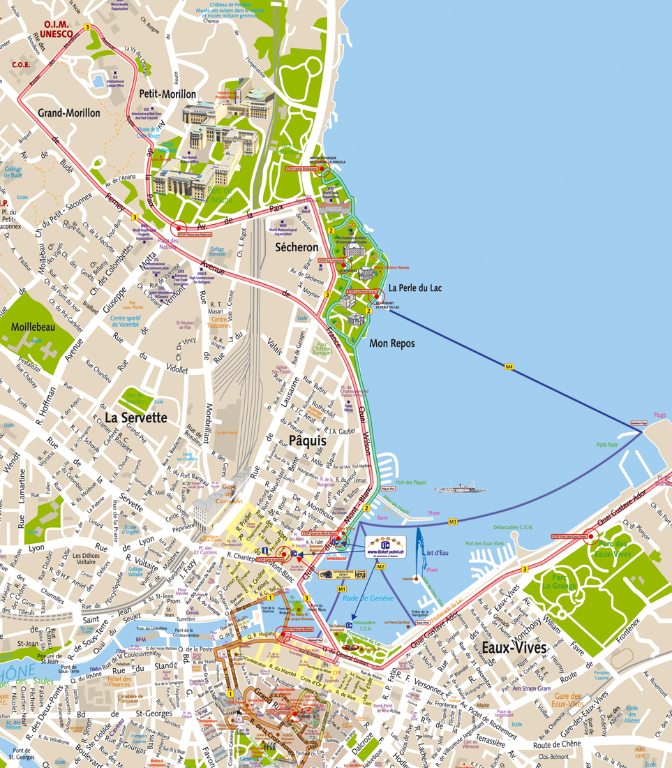 Sightseeing tour Geneva City